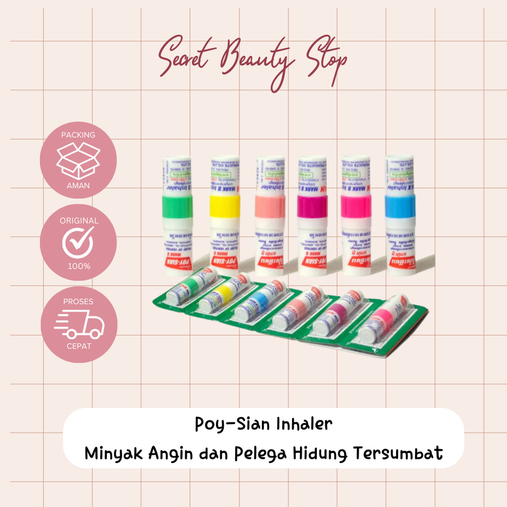 Jual Poy-Sian Inhaler / Minyak Angin dan Pelega Hidung Tersumbat ...