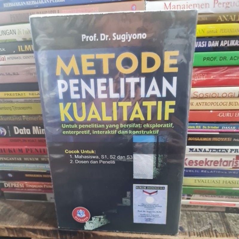Jual Metode penelitian kualitatif by Prof Dr Sugiyono | Shopee Indonesia