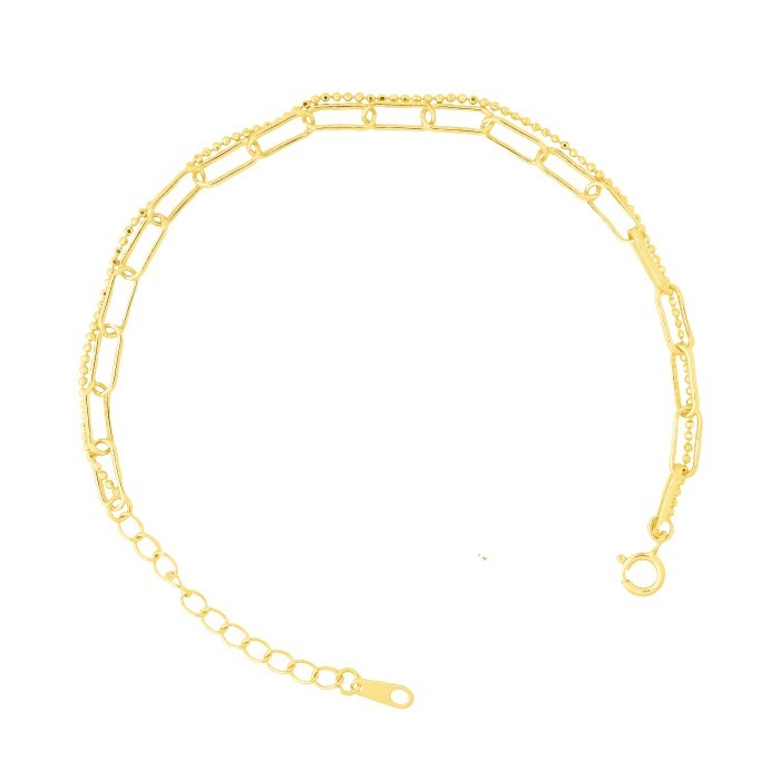 Jual Dear Me - Blakely Bracelet (925 Sterling Silver with 18K Gold ...