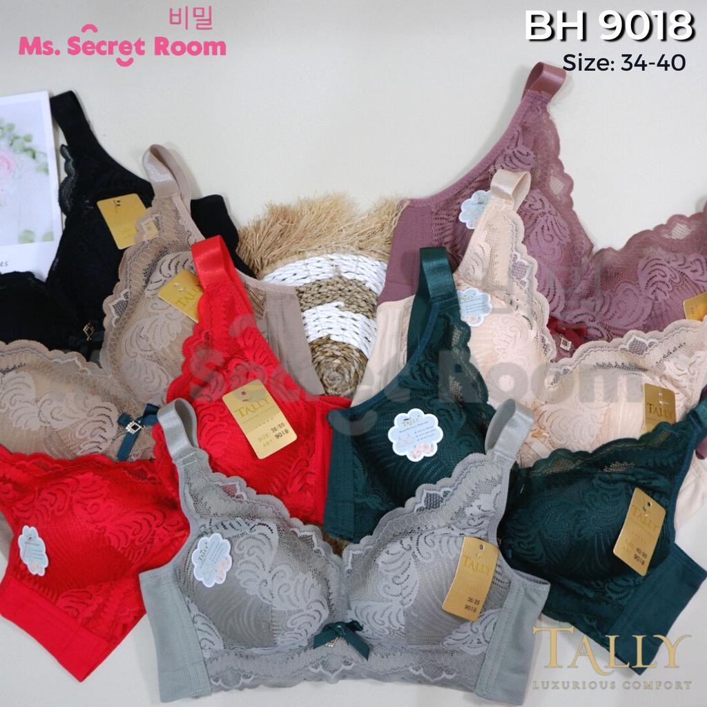 Jual TALLY BRA BH PUSH UP RENDA 9018 | CUP B BESAR | FULL CUP | BUSA ...