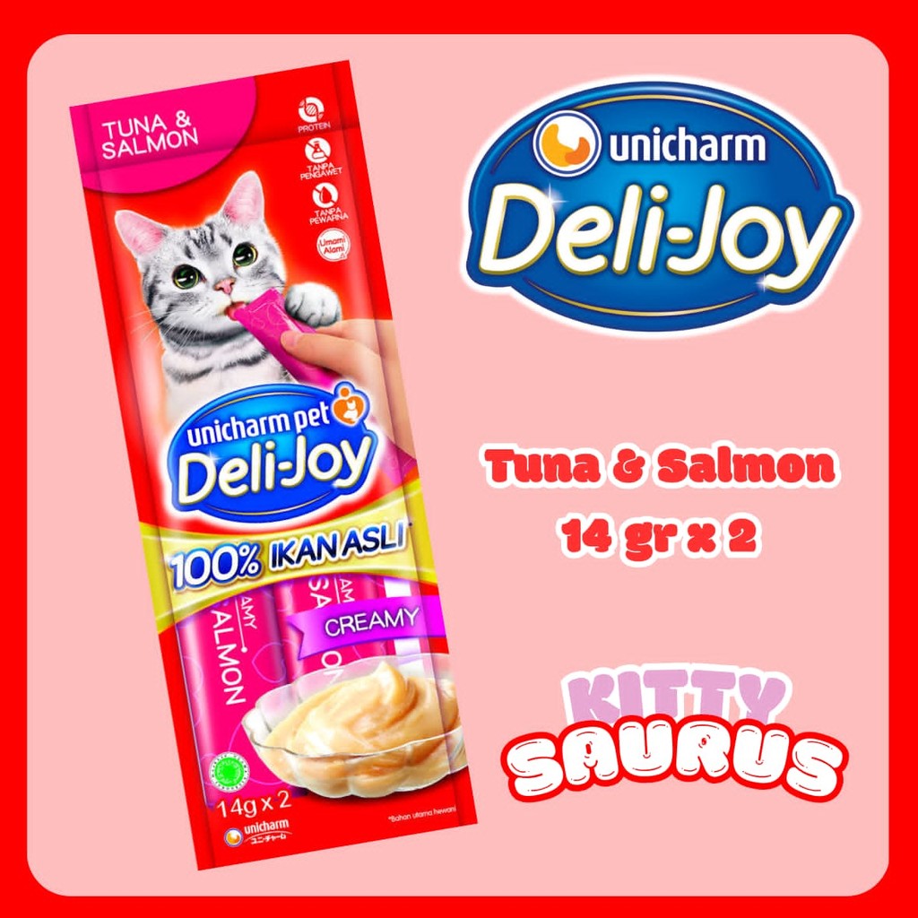 Jual DELIJOY CREAMY ISI 2 , UMAMI ASLI 100% IKAN ASLI DISUKAI KUCING ...