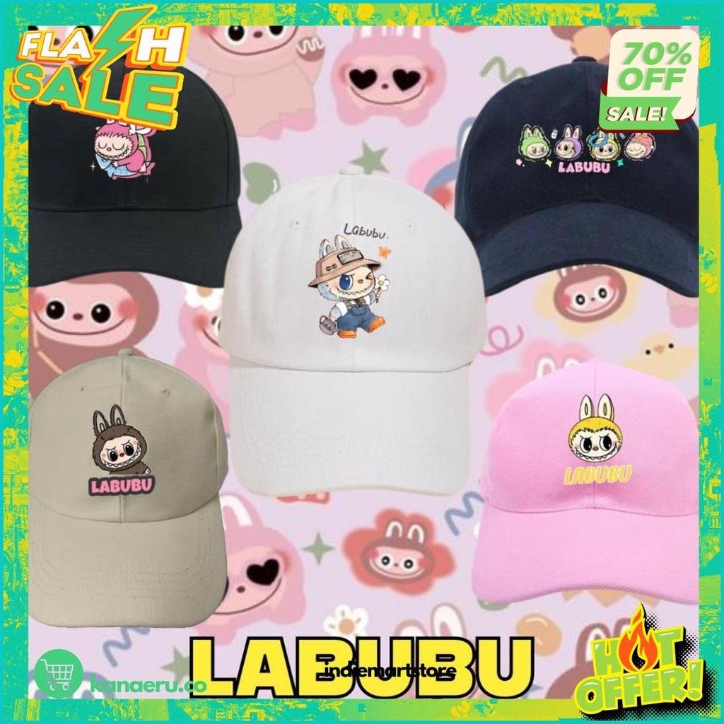 Jual Viral Topi Labubu Untuk Dewasa Dan Anak Variasi Langkah 2024 ...