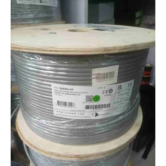 Jual Siemon 9A6M4-A5 , Kabel FTP Cat 6A 10G Solid copper 23 AWG Cat6A | Shopee Indonesia