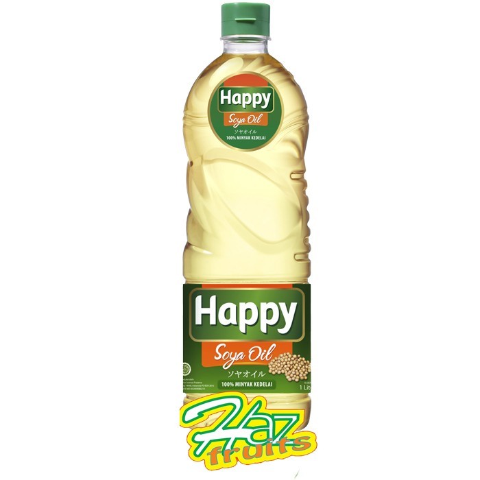 Jual Happy Soya Oil 1 Liter | Happy Minyak Kedelai | Shopee Indonesia