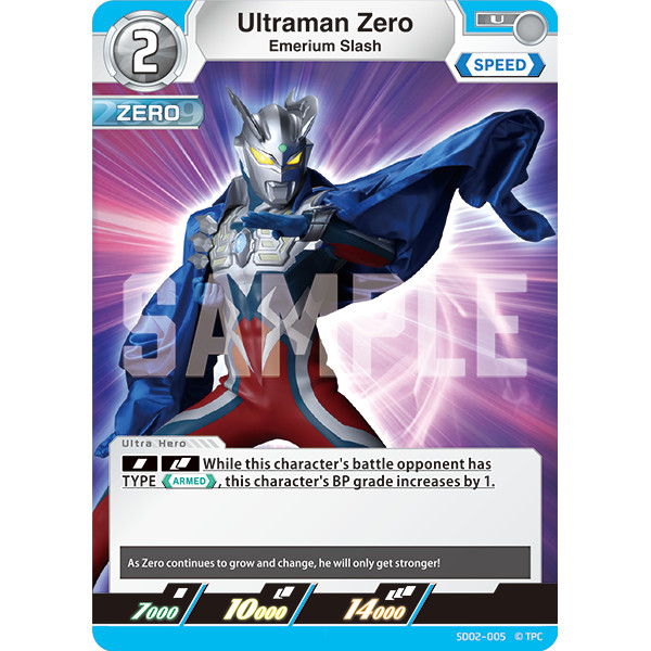 Jual Ultraman Card Game Ultraman Zero, Emerium Slash SD02-005 U | Shopee Indonesia