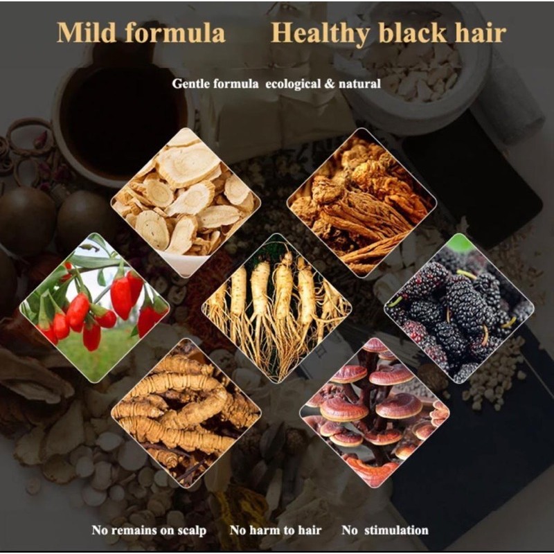 Jual SHAMPO HERBAL RAMBUT PUTIH SHAMPOO UBAN PEWARNA RAMBUT ALAMI 1 ...