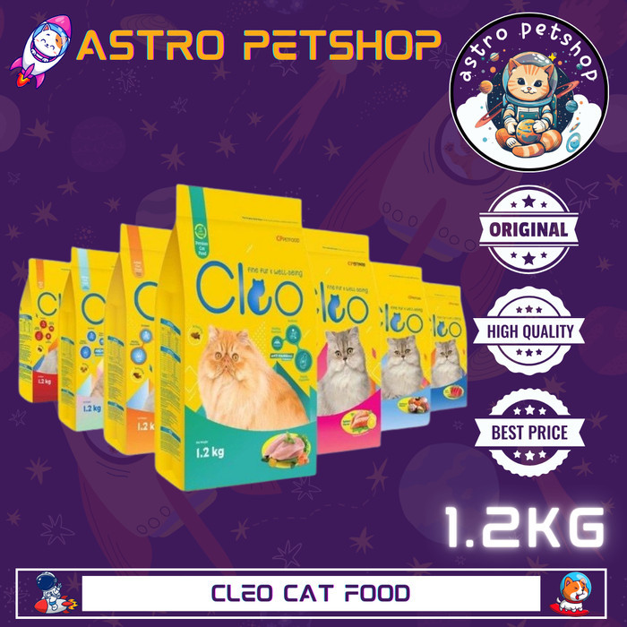 Jual CLEO ADULT 1.2KG makanan kucing cleo cat food ALL VARIAN | Shopee ...