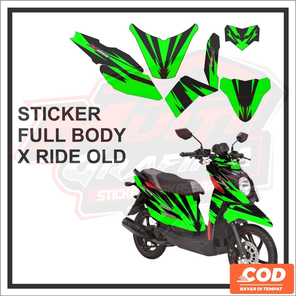 Jual stiker Decal Striping X ride Sticker Xride 115 Aksesoris Old Full ...