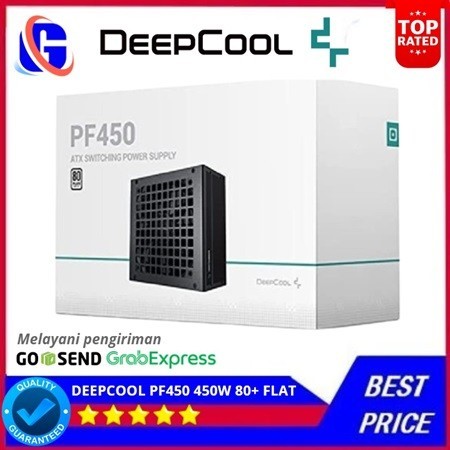 Jual PSU / Power Supply DEEPCOOL PF450 450W 80+ FLAT CABLE | Shopee ...