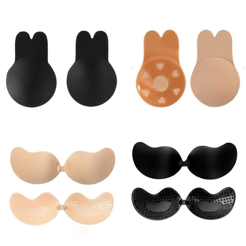 Jual Silicone Bra Strapless | Rabbit Seamless Push Up Bra Wanita Wing ...