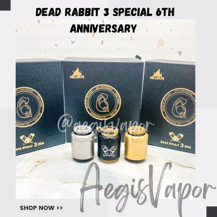 Jual DEAD RABBIT RDA V3 ANNIVERSARY EDITION DUAL | Shopee Indonesia