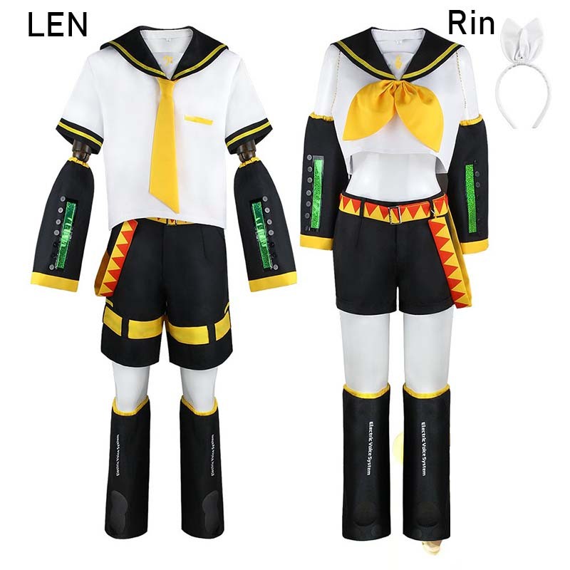 Jual Anime Rin Len Cosplay Costume Len Rin Cosplay Len Costume Kagamine ...