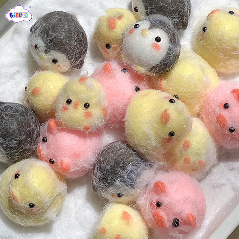 Jual Cute Miniature Chick Pig Animal Relief Squeeze Toy Sticky Squishy ...