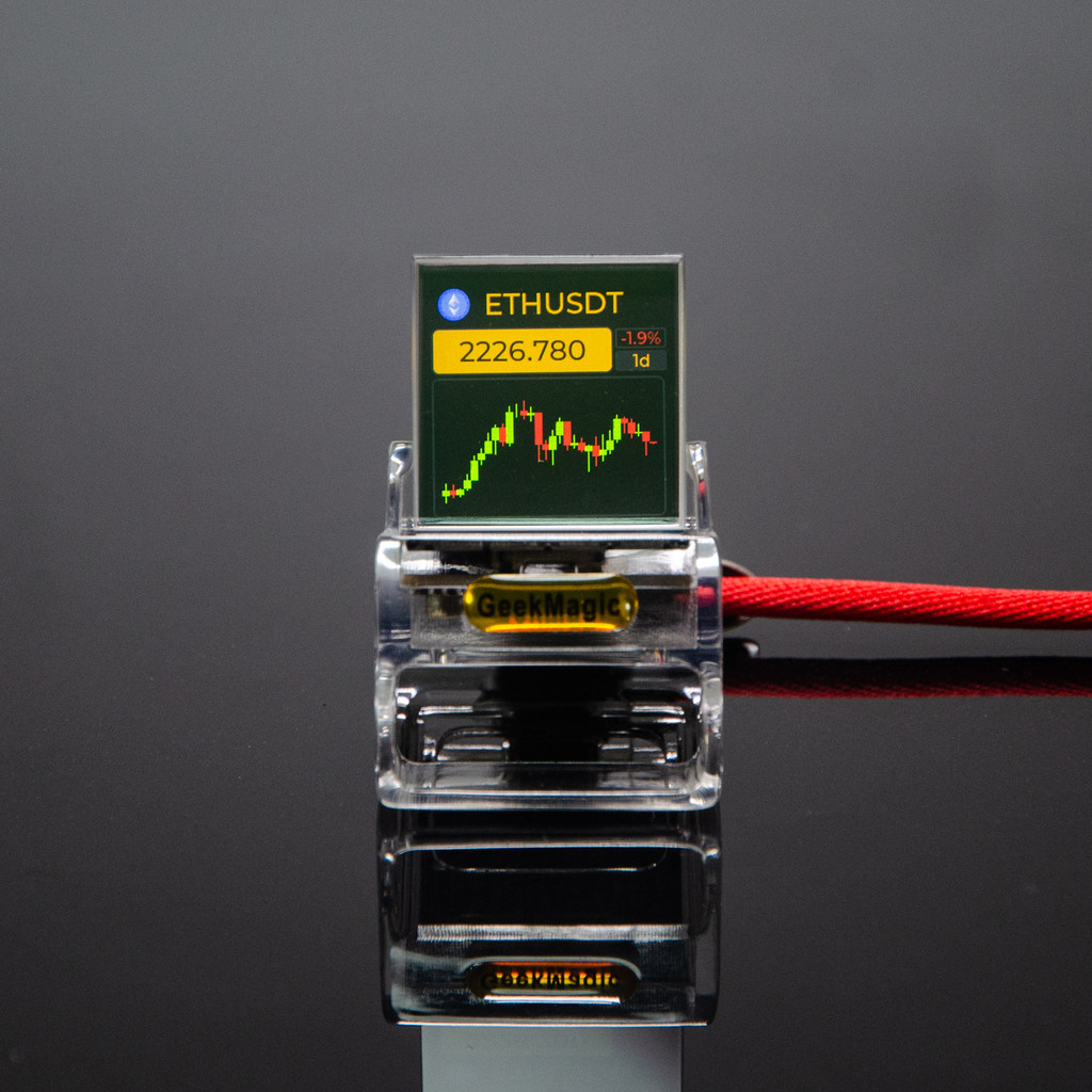 Jual GeekMagic HelloCubic Cool Weather Forecast Bitcoin Stock Prism ...