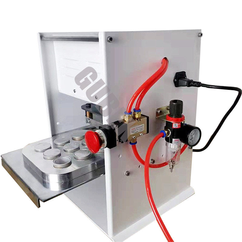 Jual Pneumatic coffee capsules sealing machine with heat sealing air ...