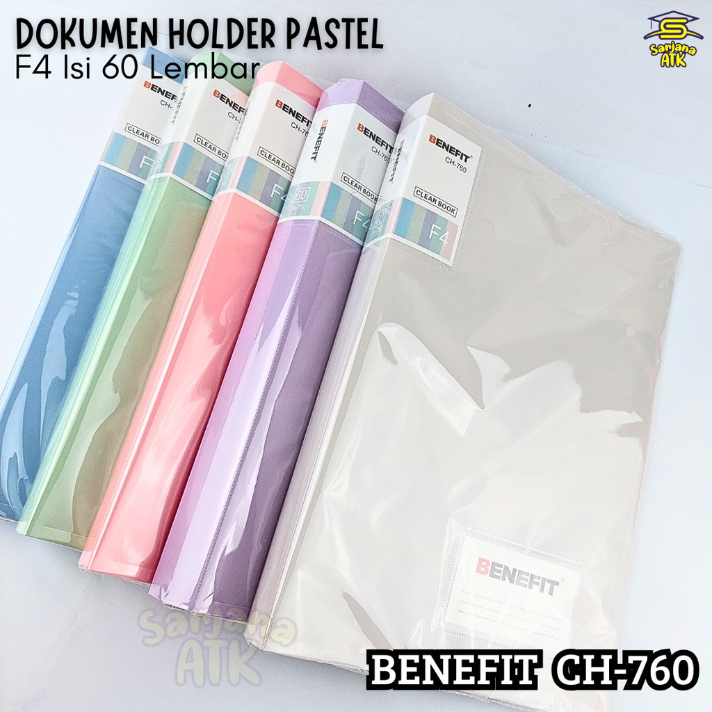 Jual Map Dokumen Holder Pastel Isi 60 Pocket / Dokumen Keeper ...