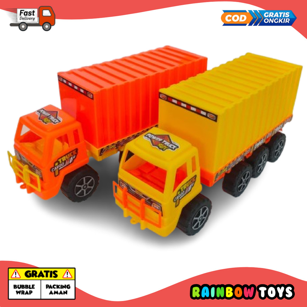 Jual Truk Kargo Box Plastik Mainan Anak Roda 8 Laki-Laki | Shopee Indonesia