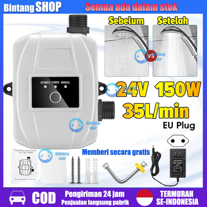Jual Pressure Pompa Air 24V 150W 85 Kaki Pompa Booster Pump Pompa ...