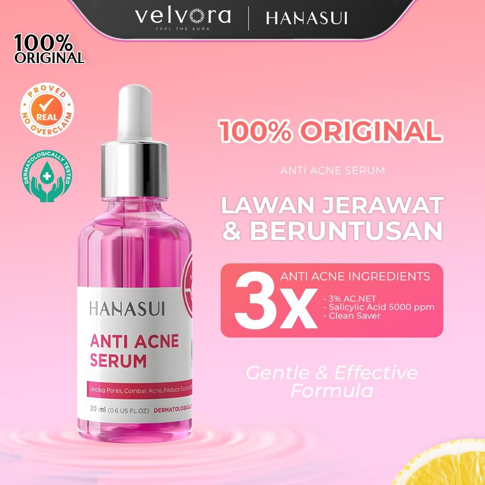Jual Hanasui Anti Acne Serum Renew, Size - 20ml | Shopee Indonesia