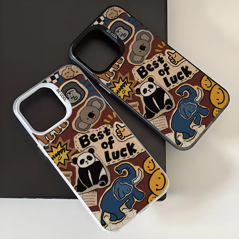 Jual 【ABC】 New Aesthetic Cute Cartoon Elephant iPhone Case Series ...