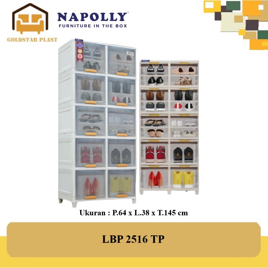Jual Rak Sepatu Plastik Napolly/Rak Sepatu Minimalis/Locker Serbaguna ...