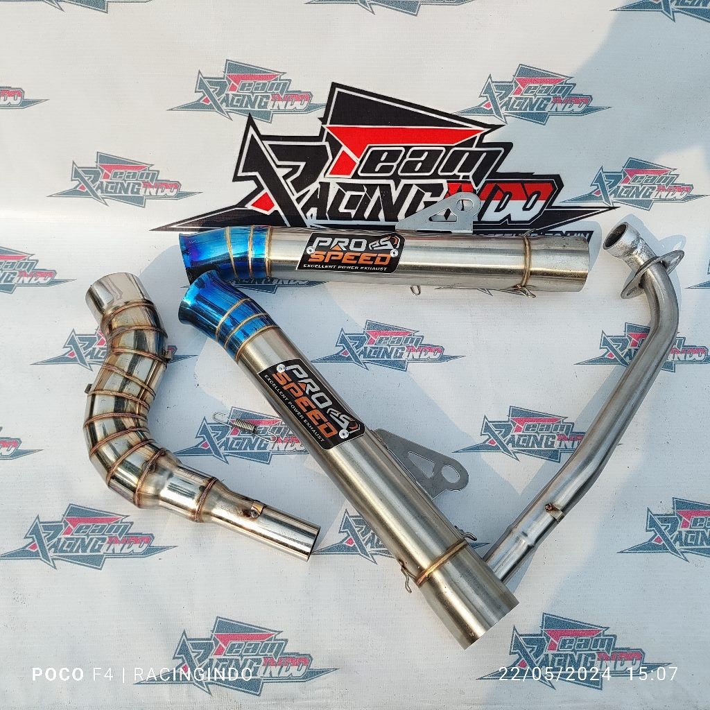 Jual BLUE TIP SUPER OPEN CANISTER PRO SPEED PROSPEED FOR HONDA WAVE 125 ...