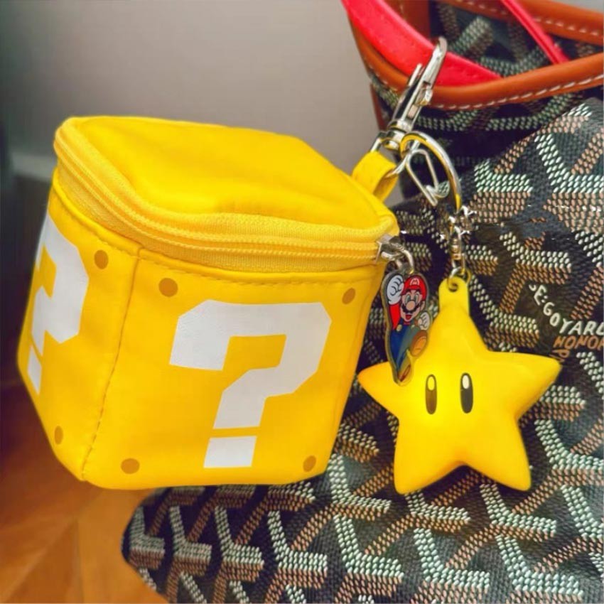 Jual Tas Super Mario Question Mark / Tas Piknik Lipat Aluminium Foil ...