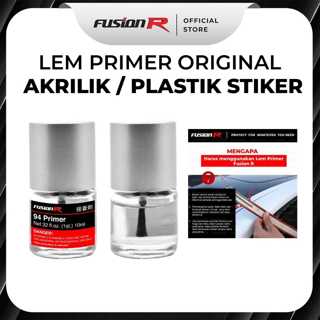 Jual Fusion R Lem Primer 3M Kuat Lem Dasar Original Akrilik Double Tape ...