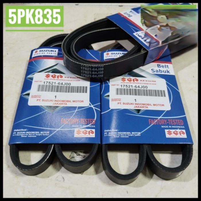 Jual Van Belt Fan Belt Tali Kipas Water Pump Suzuki SX 4 X-OVER Baleno Swift 5pk 835 Original ...