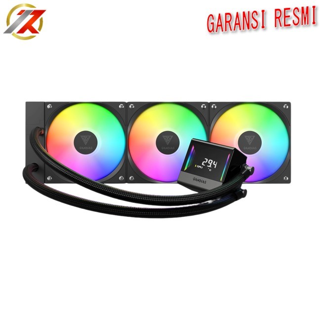 Jual GAMDIAS CHIONE E4-360 BLACK POWERFUL DIGITAL WATER COOLING ...