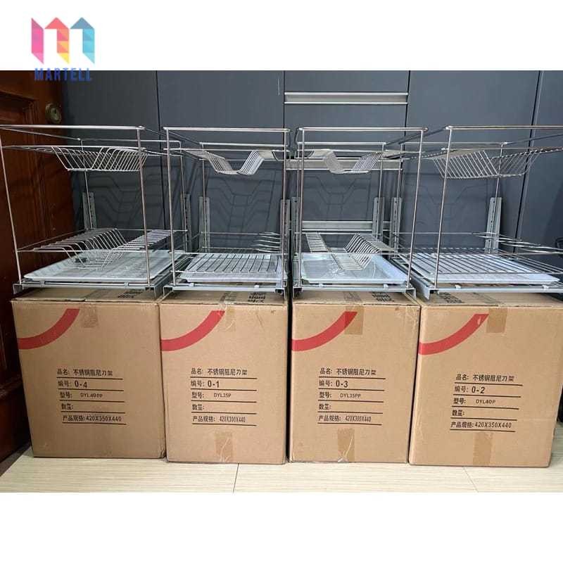 Jual Martell store rak piring rak botol kitchen set slow motion / rak ...