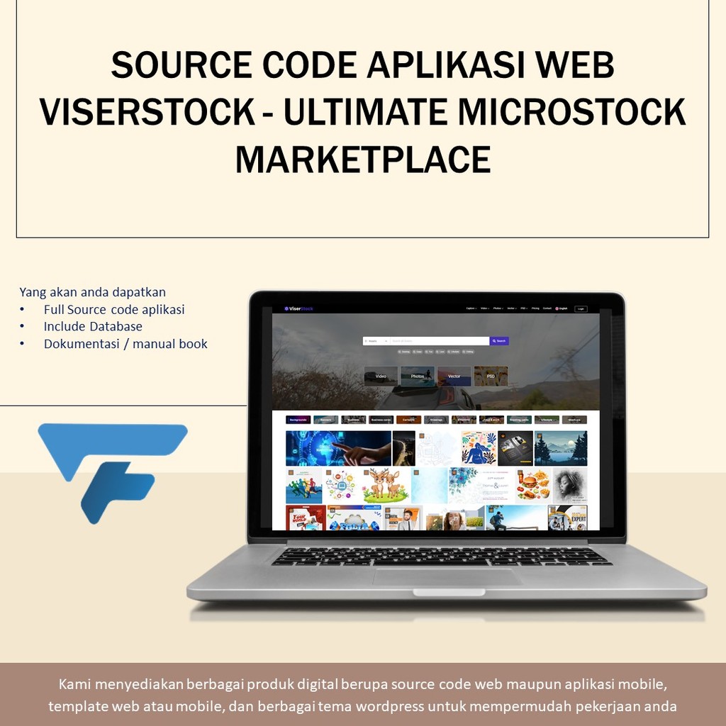 Jual SOURCE CODE APLIKASI WEB VISERSTOCK - ULTIMATE MICROSTOCK MARKETPLACE | Shopee Indonesia