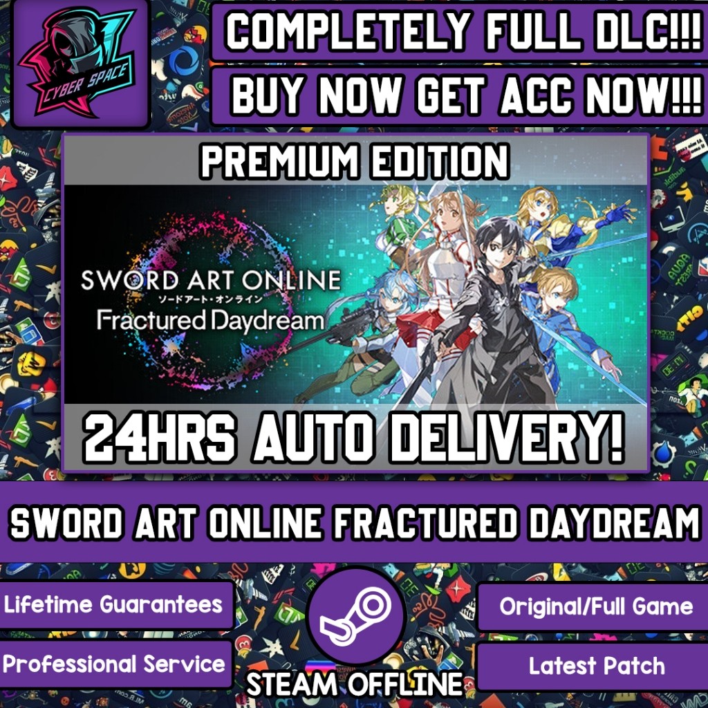 Jual SWORD ART ONLINE Fractured Daydream | SAO [Auto Delivery] [Steam Offline] [Full DLC] Cyber ...