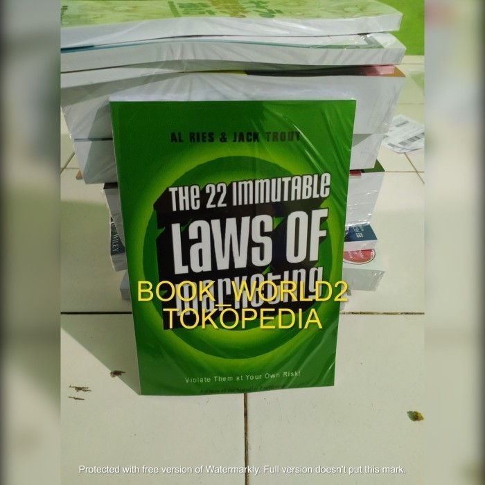 Jual Buku The 22 Immutable Laws of Marketing by Al Ries | Shopee Indonesia