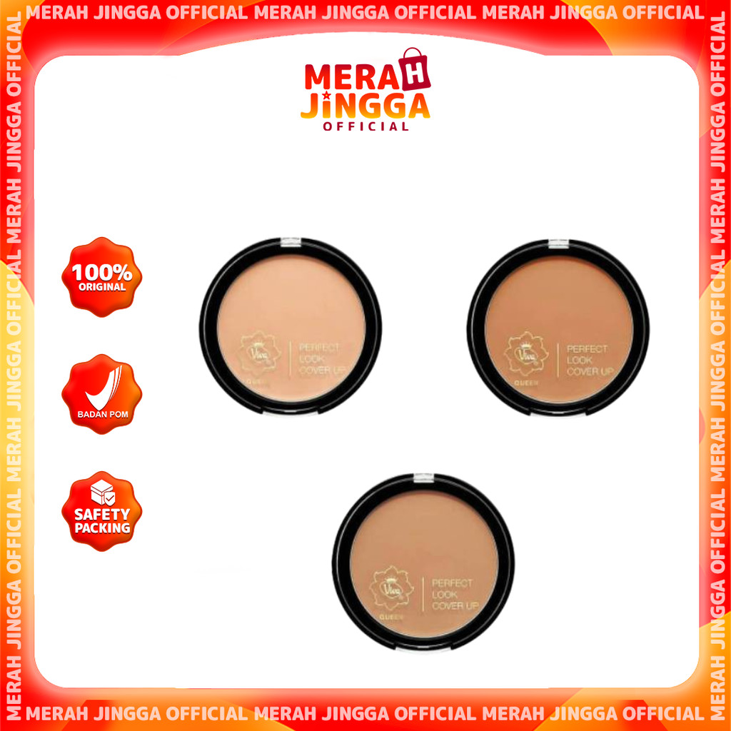 Jual Viva Queen Perfect Look Cover Up (WATERPROOF) - Powder Foundation ...