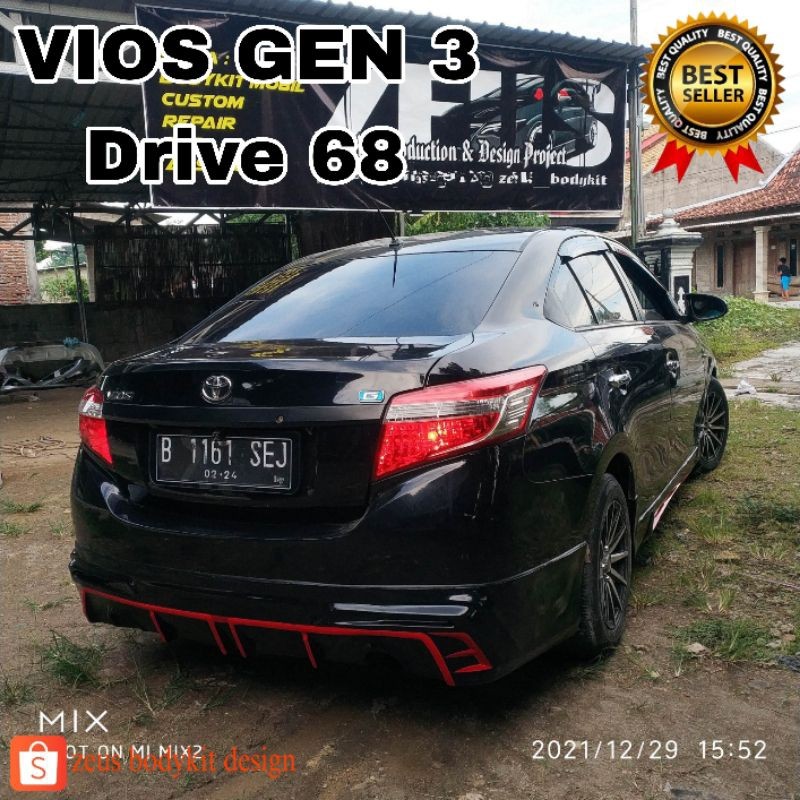 Jual Bodykit Vios Gen 3 Drive 68 Belakang Saja | Shopee Indonesia
