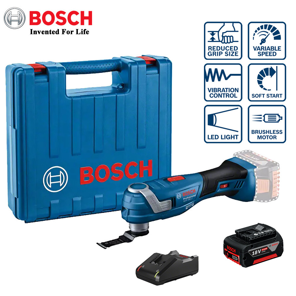 Jual Bosch Cordless Oscillating Multi Tool GOP 185-Li Brushless ...
