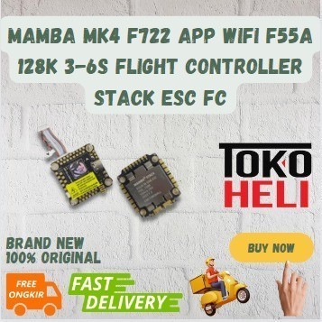 Jual Mamba MK4 F722 APP Wifi F55A 128K 3-6S Flight Controller Stack ESC ...