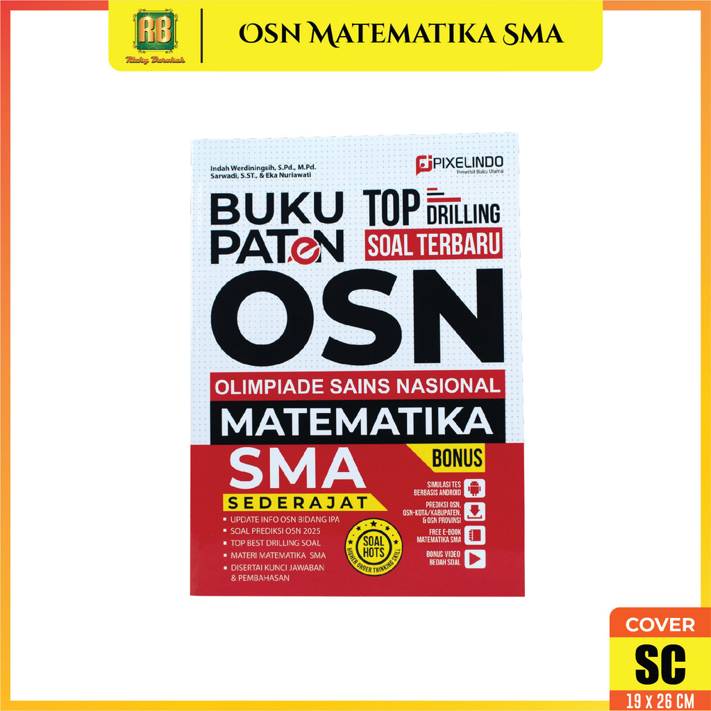 Jual Buku Paten Top Drilling Latihan Soal Terbaru OSN Matematika SMA Olimpiade Nasional ...
