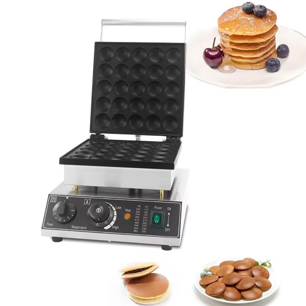 Jual Electric 25 Holes Mini Hot Cakes Machine 1750W Mini Pancake Maker ...