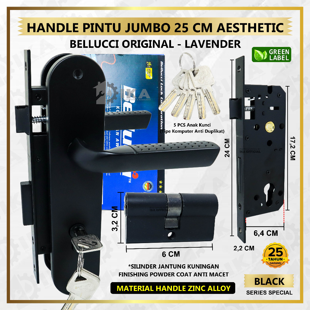 Jual Handle Kunci Pintu Set Stainless steel Minimalis - High Quality ...