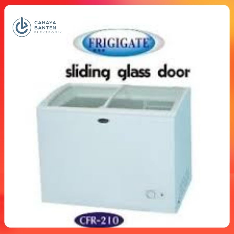 Jual CHEST FREEZER FRIGIGATE 210 / FREEZER BOX 200 LITER SLEDING KACA ...