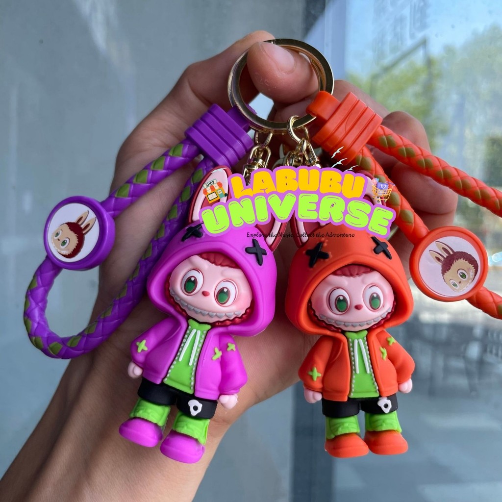 Jual PVC Labubu Key Chain/Gantungan kunci labubu monster macaroon ...