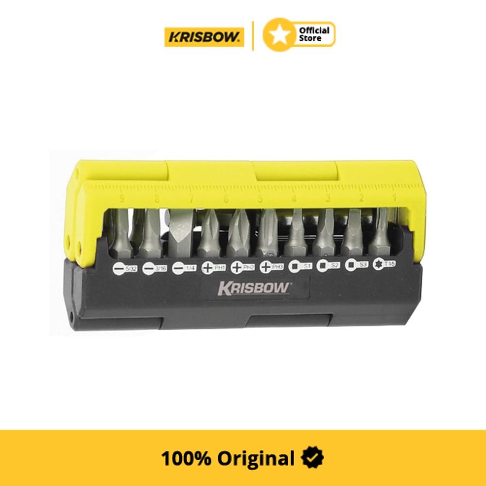 Jual Krisbow Screwdriver Bit Mata Obeng Magnet 13 Pcs | Shopee Indonesia