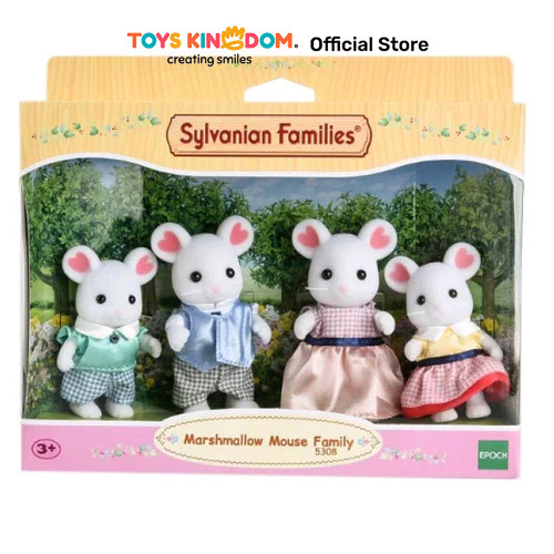 Jual Toys Kingdom Sylvanian Families Set Boneka Hewan Marshmallow Mouse Family Esff53080 Toys ...