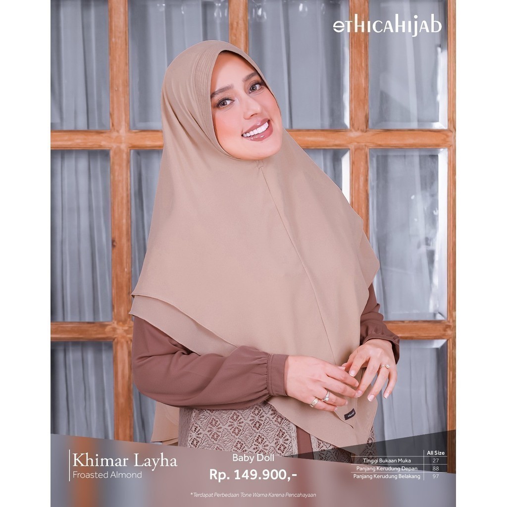 Jual Khimar Layha Bergo Ibu / Wanita Dewasa Model Syar'i Original by ...