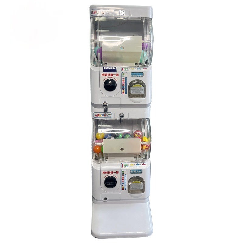 Jual White Toy Capsule Ball Standing Vending Machine Bouncing Balls ...