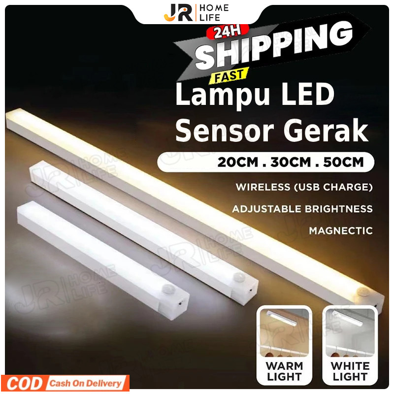 Jual Lampu Sensor Gerak Magnetic Motion Sensor Lampu Belajar Lampu ...