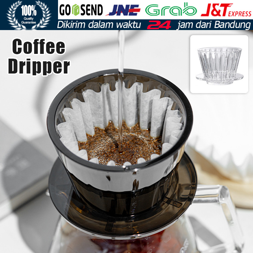 Jual Coffee Dripper / Gelas Dripper Kopi V60 / Alat Seduh Kopi Manual / Pour Over Coffee Drip ...