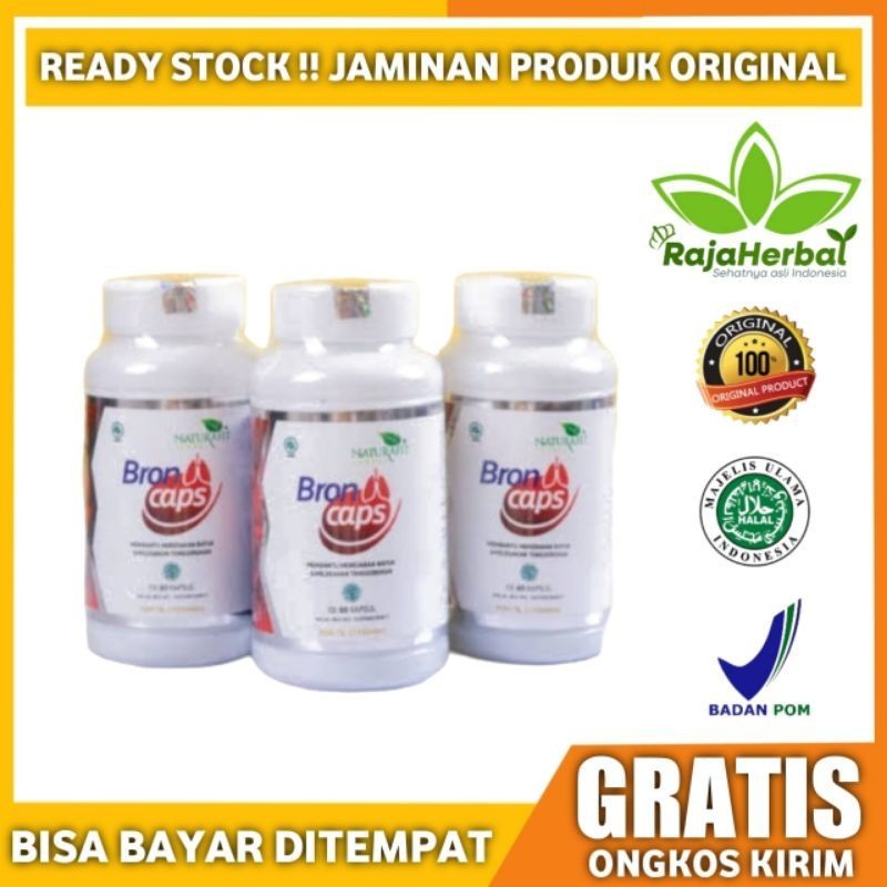 Jual BRONCAPS BRON CAPS Obat Gurah Pembersih Paru - Paru Original ...